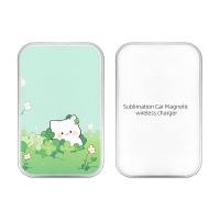 China Custom Portable Sublimation Magsafe Wireless Car Charger For IPhone for sale
