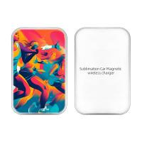 China Custom Portable Sublimation Magsafe Wireless Car Charger For IPhone for sale