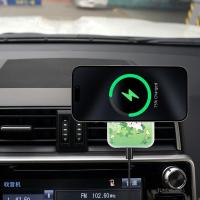 China Custom Portable Sublimation Magsafe Wireless Car Charger For IPhone for sale