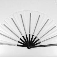 China Sublimation Polyester Folding Fan 13'' DIY Heat Transfer Materials for sale