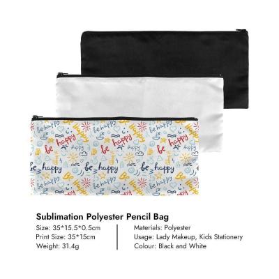 China DIY Custom Sublimation Make Up Bag Personalized Pencil Pouch Cosmetic Bag for sale