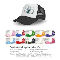 China Custom Sublimation Mesh Cap Trucker Cap Colored Hats For Sublimation for sale