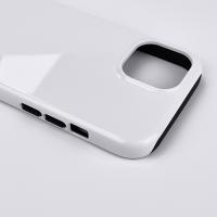 China 2 In 1 Tough Sublimation Phone Case Iphone 15 Blank Coated 3d Mobile Cover For Sublimation for sale