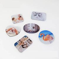China Blank Sublimation Acrylic Fridge Magnet Diy Printing Acrylic Photo Magnets for sale