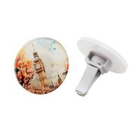 China DIY Printable Blank Acrylic Sublimation Car Vent Clip Air Freshener For Heat Transfer for sale
