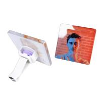 China DIY Printable Blank Acrylic Sublimation Car Vent Clip Air Freshener For Heat Transfer for sale