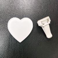 China DIY Printable Blank Acrylic Sublimation Car Vent Clip Air Freshener For Heat Transfer for sale