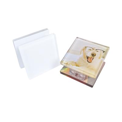 China Book Decoration Sublimation Acrylic Book Clip Page Holder Blanks for sale