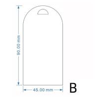 China DIY Sublimation Acrylic Wedding Place Cards Blank Hanging Tags Table Decor Birthday Party Decoration for sale