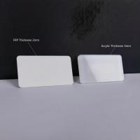 China Blank Rectangle Sublimation Acrylic Badge Custom Sublimation Photo Printing Fridge Magnet For Fridge Decoration Sticker for sale