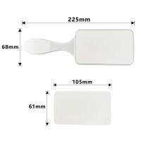 China Personalized Plastic Sublimation Hair Brush Blank With Printable Metal Insert For Photo Printing for sale