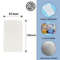 China Personalized Plastic Sublimation Hair Brush Blank With Printable Metal Insert For Photo Printing for sale