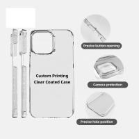 China Coated Sublimation Transparent Phone Case Custom Clear Phone Case For Heat Transfer for sale