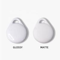 China Custom Coated Sublimation Airtag Case Anti-Lost Tracker Blank Sublimation For Airtag Protective Cover With Keychain for sale