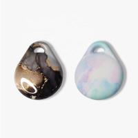 China Custom Coated Sublimation Airtag Case Anti-Lost Tracker Blank Sublimation For Airtag Protective Cover With Keychain for sale