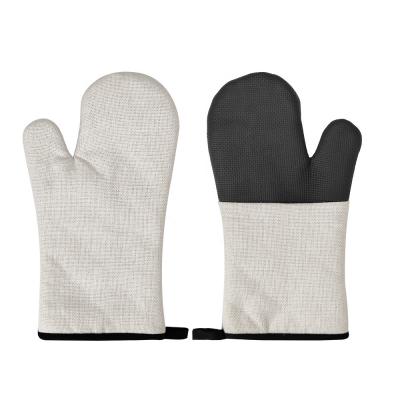China Personalized Sublimation Oven Mitt Blanks Best Heat Resistant Gloves For Sublimation for sale