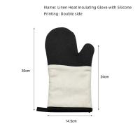 China Personalized Sublimation Oven Mitt Blanks Best Heat Resistant Gloves For Sublimation for sale