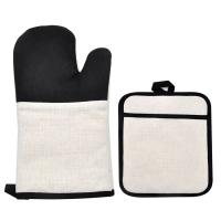 China Personalized Sublimation Oven Mitt Blanks Best Heat Resistant Gloves For Sublimation for sale