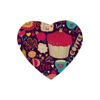 China Custom Sublimation Textile Blanks Heart Shape Sublimation Mouse Pads Wholesale for sale