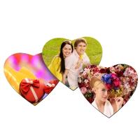 China Custom Sublimation Textile Blanks Heart Shape Sublimation Mouse Pads Wholesale for sale