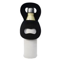 China Custom Sublimation Wine Bag Portable Insulated Neoprene Bottle Sleeve Wine Bottle Tote for sale