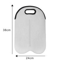 China Custom Sublimation Wine Bag Portable Insulated Neoprene Bottle Sleeve Wine Bottle Tote for sale
