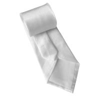 China Customized Blank White Silk Sublimation Necktie For kids And Adult for sale