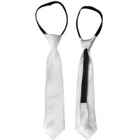 China Customized Blank White Silk Sublimation Necktie For kids And Adult for sale