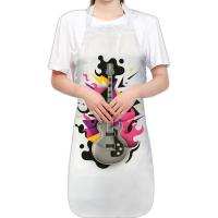 China Adult And Kids Comfort White Polyester Aprons For Sublimation Eco Friendly for sale