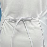 China Adult And Kids Comfort White Polyester Aprons For Sublimation Eco Friendly for sale