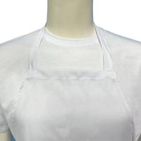 China Adult And Kids Comfort White Polyester Aprons For Sublimation Eco Friendly for sale