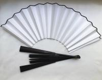 China Diy Custom Blank 8 Inch And 10 Inch Silk Sublimation Hand Fans For Heat Press for sale