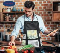 China 72*65cm Black Polyester Sublimation Apron Blanks For Kids And Adult for sale