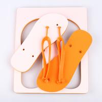 China Custom Heat Transfer Printing Beach Slippers Blank Sublimation Flip Flops for sale