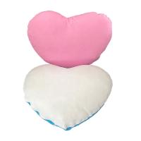 China Sublimation Heart Cushion Peach Skin Velvet Throw Sublimation Pillow Cover Blanks for sale