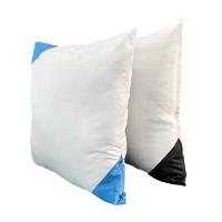 China Custom Print Double-Side Blank Sublimation Pillow Case 40*40CM Polyester Colored Corner Sublimation Pillow Blanks for sale