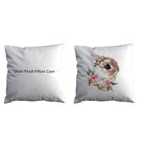 China Sublimation Cushion Cover Photo Printing 40*40CM Flannelette Sublimation Pocket Cushion Cover for sale