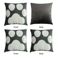 China 40*40CM Cushion Cover Sublimation Multi Panel Style Design Blank Custom Printable 3 Panel Velvet Sublimation Cushions for sale