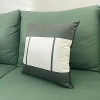 China 40*40CM Cushion Cover Sublimation Multi Panel Style Design Blank Custom Printable 3 Panel Velvet Sublimation Cushions for sale