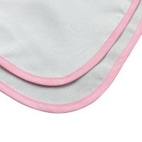 China Custom Printing Logo Sublimation Baby Bib With Velcro Blanks for sale