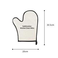 China Customized Sublimation Oven Mitt Heat Gloves For Sublimation for sale