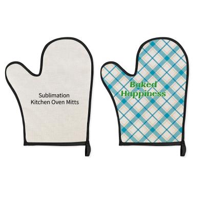 China Customized Sublimation Oven Mitt Heat Gloves For Sublimation for sale