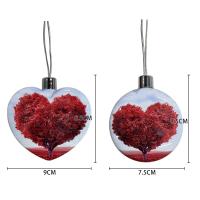 China Custom Print Photo Sublimation Christmas Ornament PC Coated Sublimation Blank Ornaments Pendants for sale