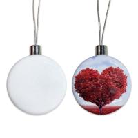 China Custom Print Photo Sublimation Christmas Ornament PC Coated Sublimation Blank Ornaments Pendants for sale