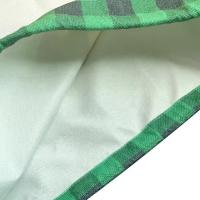 China Sublimation Christmas Blanks Santa Sack Drawstring Buffalo Plaid Linen Sublimation Christmas Sacks Sale for sale