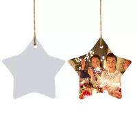 China DIY Custom White Blanks Sublimation PBT Plastic Christmas Ornaments personalized christmas ball ornaments with picture for sale