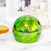China Sublimation Christmas Tree Ornaments Snowflake Christmas Ball for sale