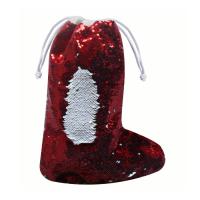 China Sublimation Christmas Stockings Custom Printing Logo Sublimation Sequin Stocking for sale