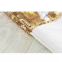 China Custom Christmas Ornaments Sublimation Sequin Stocking Christmas Stocking Sublimation Blanks 45*20cm for sale