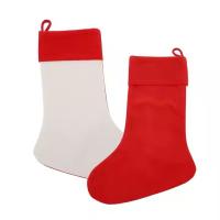 China Christmas Tree Decoration Sublimation Blank Christmas Stockings Tree Ornaments for sale